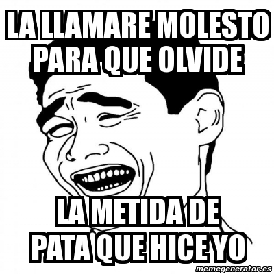 Meme Yao Ming 2 - la llamare molesto para que olvide la metida de pata ...