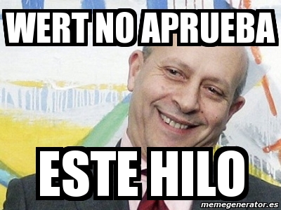 Meme Personalizado - wert no aprueba este hilo - 2032804
