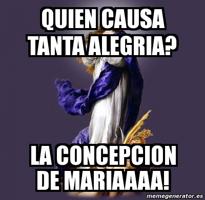 Meme Personalizado - quien causa tanta alegria? la concepcion de ...