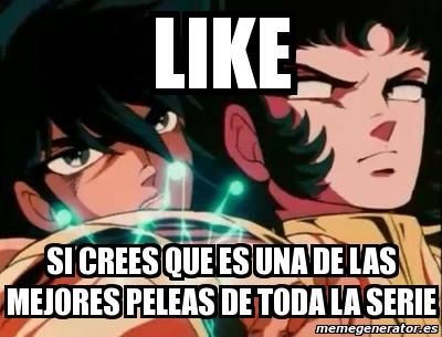 Meme Personalizado - like si crees que es una de las mejores peleas de ...