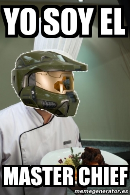 Meme Personalizado - yo soy el master chief - 2301369