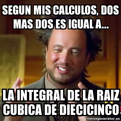 Calculo Integral Memes