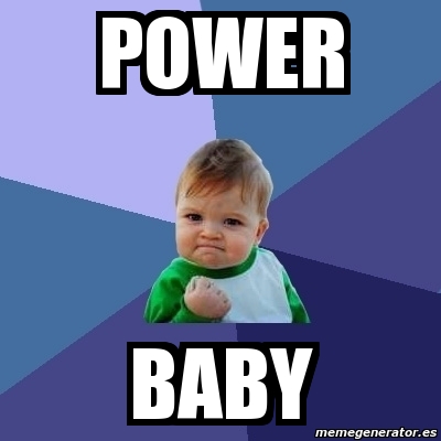 Meme Bebe Exitoso - power baby - 2677947