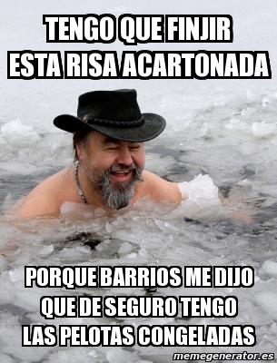 Meme Personalizado - tengo que finjir esta risa acartonada porque ...