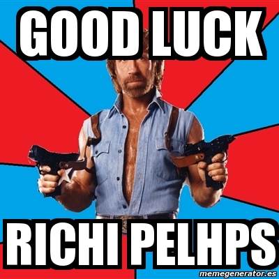 Meme Chuck Norris - GOOD LUCK RICHI PELHPS - 2754248