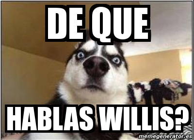 Meme Personalizado - de que Hablas willis? - 2783919