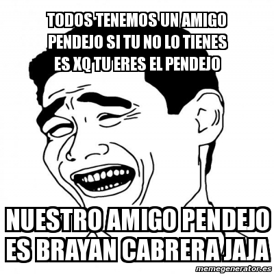 Meme Yao Ming 2 - Todos tenemos un amigo pendejo si tu no lo tienes es ...