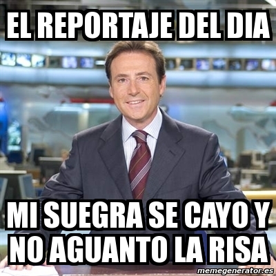 Meme Matias Prats - el reportaje del dia mi suegra se cayo y no aguanto ...
