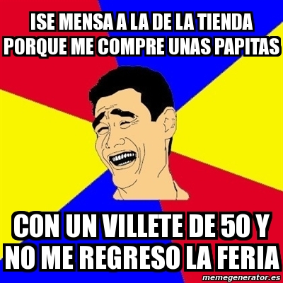 Meme Yao Ming - ise mensa a la de la tienda porque me compre unas ...