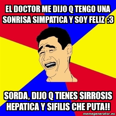 Meme Yao Ming - el doctor me dijo q tengo una sonrisa simpatica y soy ...