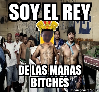 Meme Personalizado - soy el rey de las maras bitches - 2846344