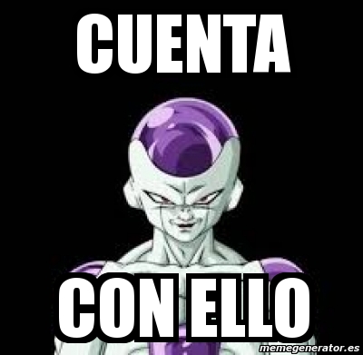 Meme Personalizado - cuenta con ello - 2968513