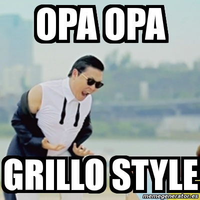 Meme Gangnam Style - opa opa grillo style - 2986295