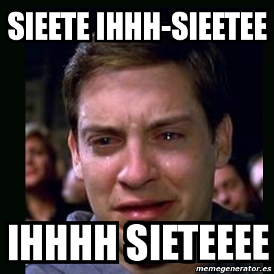 Meme crying peter parker - sieete ihhh-sieetee ihhhh sieteeee - 2992867