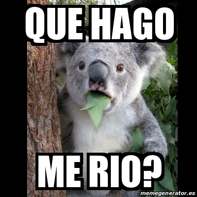 Meme Koala - que hago me rio? - 20120921