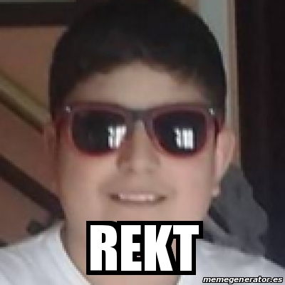 Meme Personalizado - rekt - 20147921