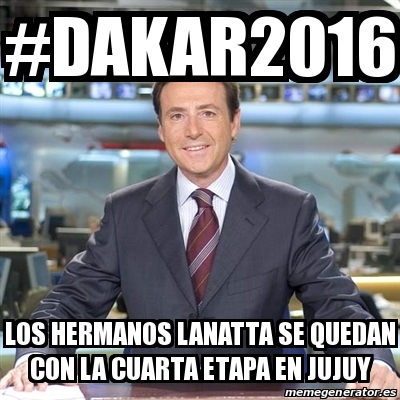Meme Matias Prats - #dakar2016 Los hermanos lanatta se quedan con la ...