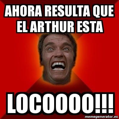 Meme Arnold - ahora resulta que el arthur esta locoooo!!! - 20210329