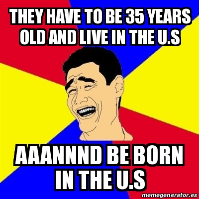 Meme Yao Ming - They have to be 35 years old and live in the U.s ...