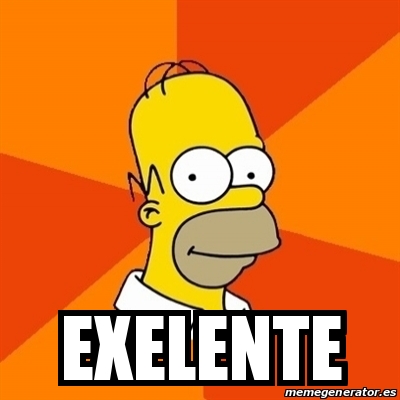 Meme Homer - exelente - 20249404