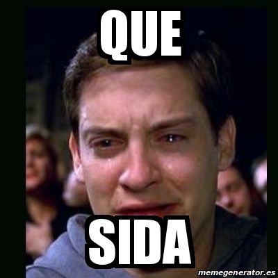 Meme crying peter parker - Que Sida - 20259716