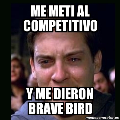 Meme crying peter parker - me meti al competitivo y me dieron brave ...