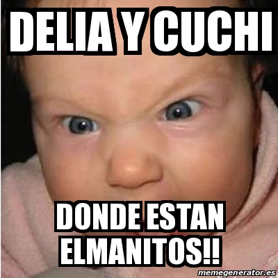 Meme Bebe furioso - delia y cuchi donde estan elmanitos!! - 20295633