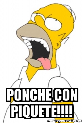 Meme Personalizado - ponche con piquete!!!! - 20046799