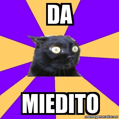 Meme Anxiety Cat - Da Miedito - 20413969