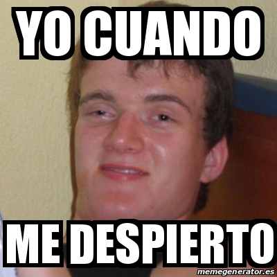 Meme Stoner Stanley - yo cuando me despierto - 20493254