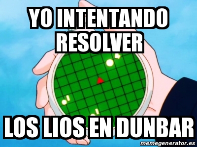 Meme Personalizado - Yo intentando resolver Los lios en Dunbar - 20545981