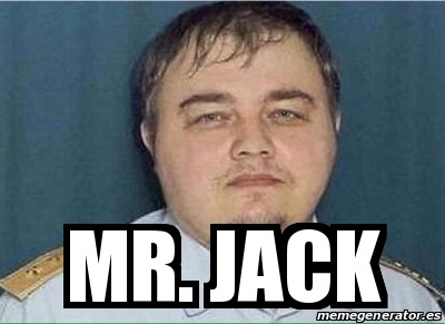 Meme Personalizado - MR. JACK - 20692959