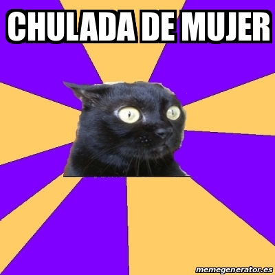 Meme Anxiety Cat - chulada de mujer - 20728018