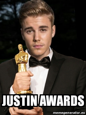 Meme Personalizado - JUSTIN AWARDS - 20875346