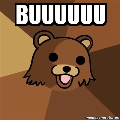 Meme Pedobear - BUUUUUU - 20997673