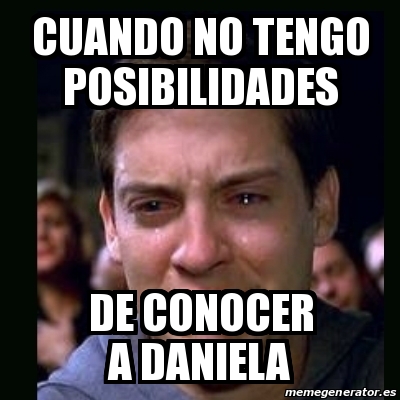Meme crying peter parker - cuando no tengo posibilidades de conocer a ...