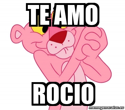 Meme Personalizado - TE AMO ROCIO - 21250661