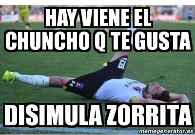 Meme Personalizado - Hay viene el chuncho q te gusta Disimula zorrita ...