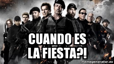 Meme Personalizado - Cuando es la fiesta?! - 21328474
