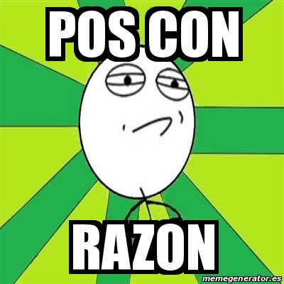Meme Challenge Accepted - pos con razon - 21336220