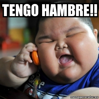 Meme fat chinese kid - Tengo hambre!! - 21340192