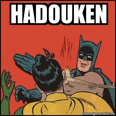 Meme Batman slaps Robin - HADOUKEN - 21343931