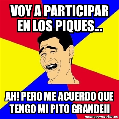 Meme Yao Ming - voy a participar en los piques... ah! pero me acuerdo ...