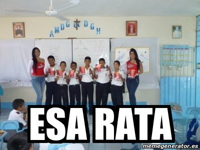 Meme Personalizado - esa rata - 21450882
