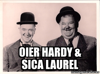 Meme Personalizado - oier hardy & sica laurel - 21454356