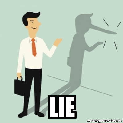 Meme Personalizado - lie - 21495735