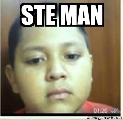 Meme Personalizado - ste man - 21526827