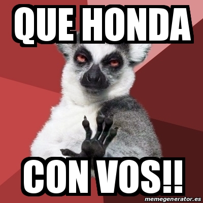 Meme Chill Out Lemur - que honda con vos!! - 21529366