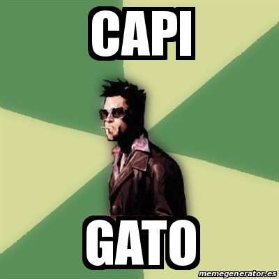 Meme Tyler Durden - capi gato - 21566861