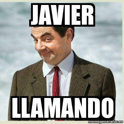 Meme Mr Bean - javier llamando - 21686456